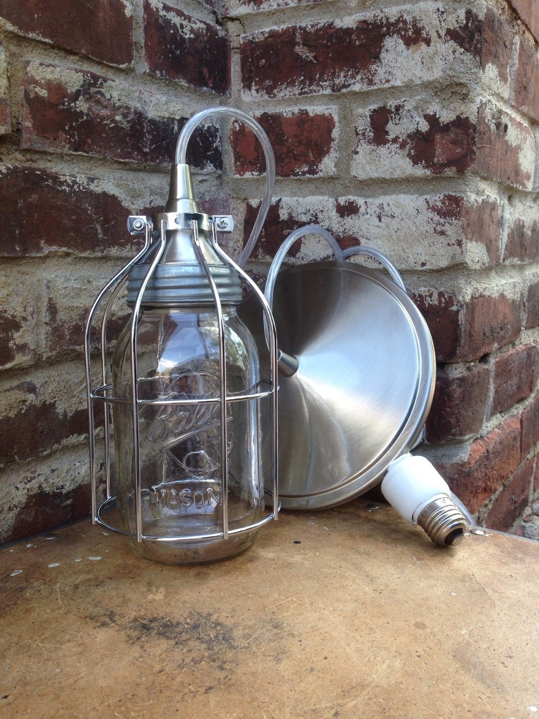 Mason Jar Light, With Can Light Adapter - Etsy
