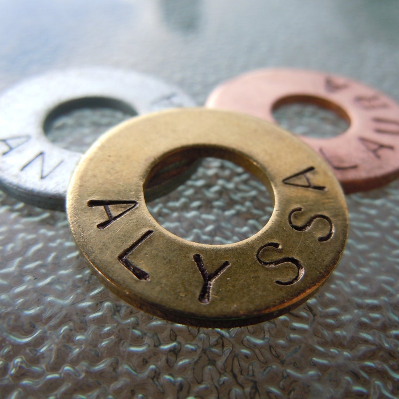 Washer Pendant - Etsy