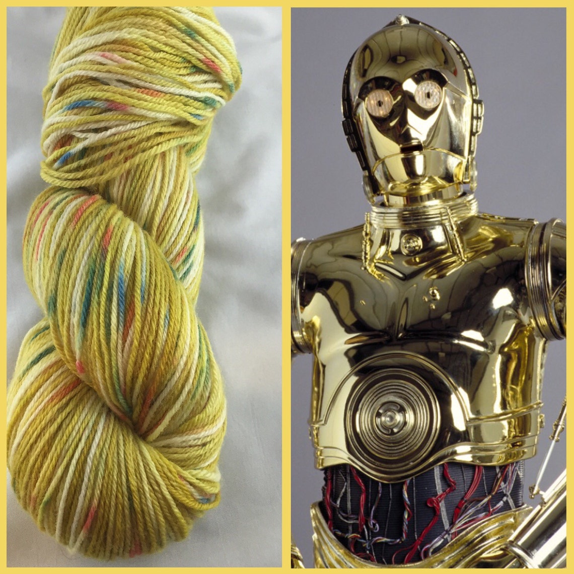 Human-cyborg Relations: Star Wars Inspired Yarn C-3PO - Etsy