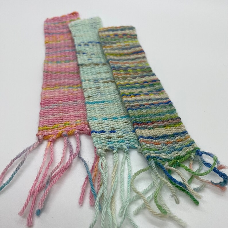 Woven Bookmark Handmade Bookmark Gift for Reader Fabric - Etsy