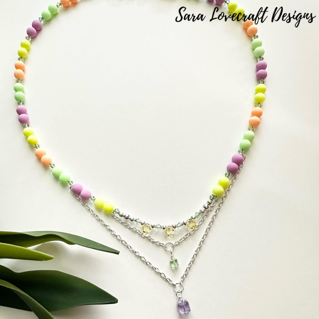 KIT : Pretty Pastels Necklace - Etsy