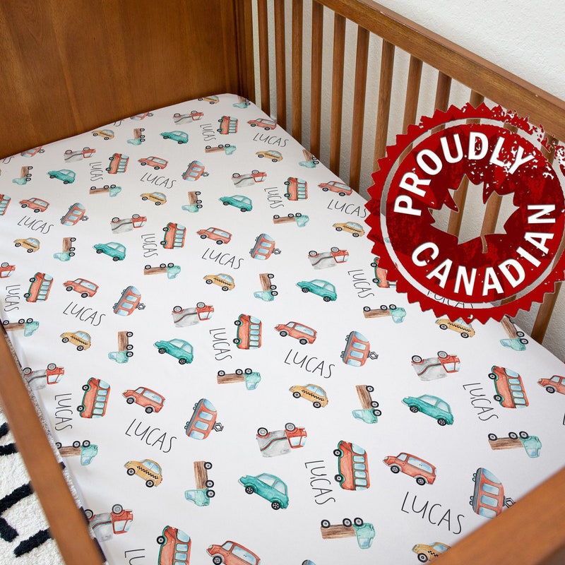 Cars Crib Set - Etsy