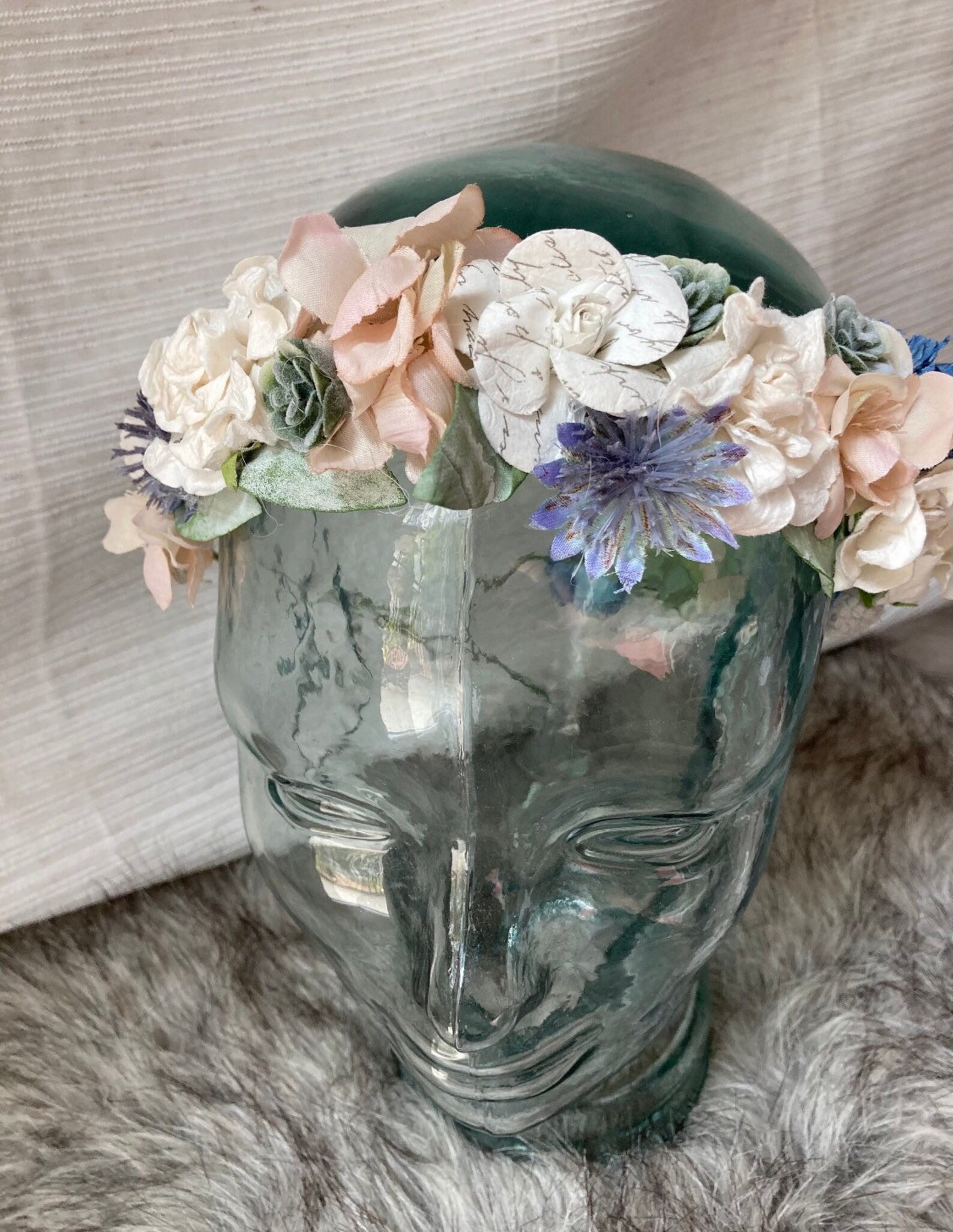 Boho Floral Crown - Etsy