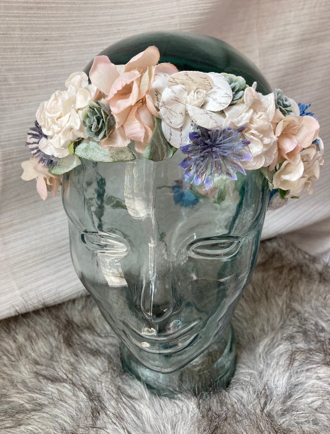 Boho Floral Crown - Etsy