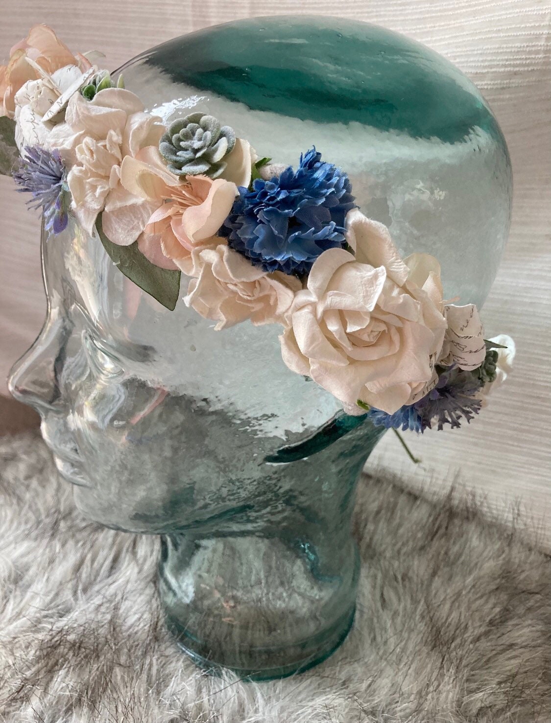 Boho Floral Crown - Etsy