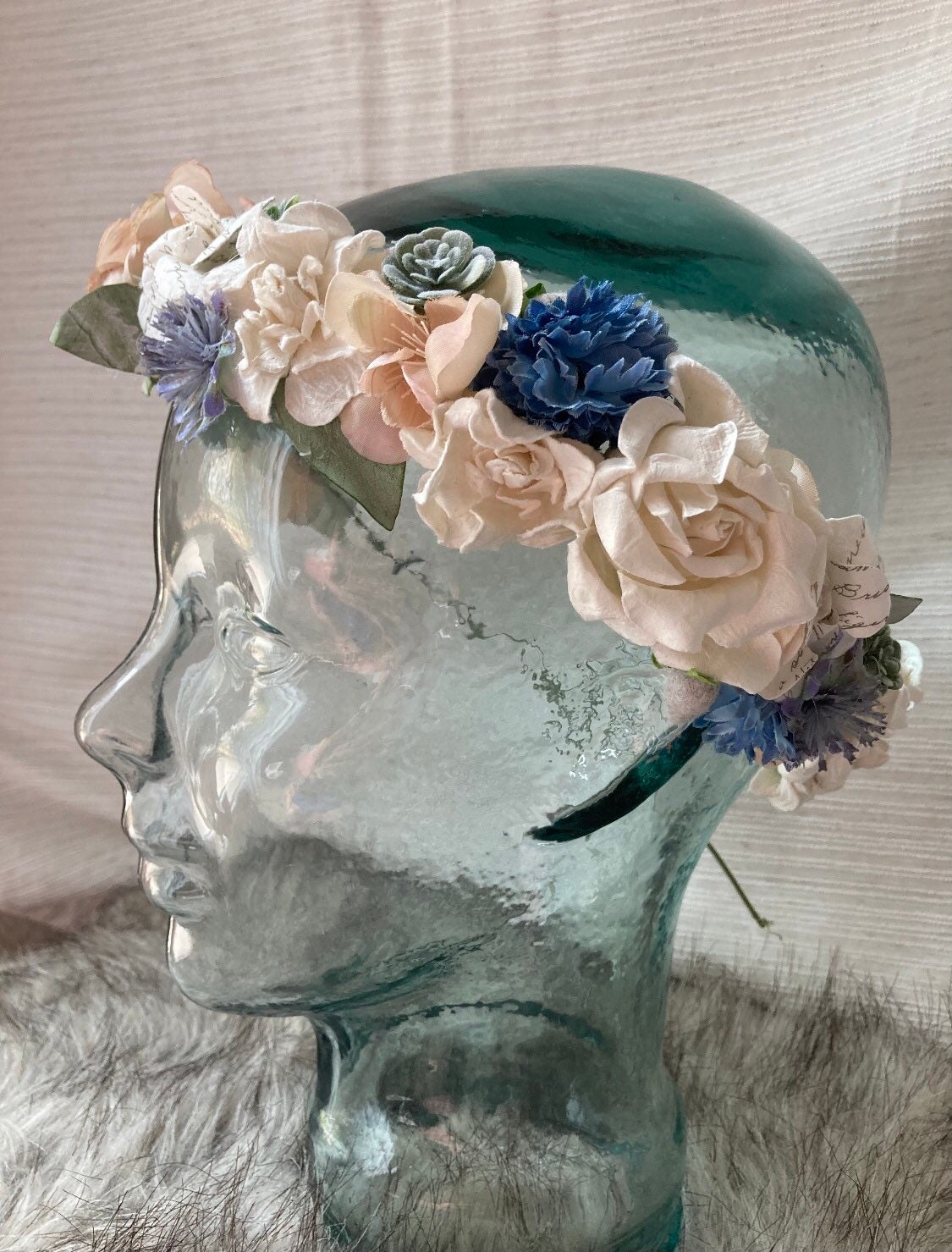 Boho Floral Crown - Etsy