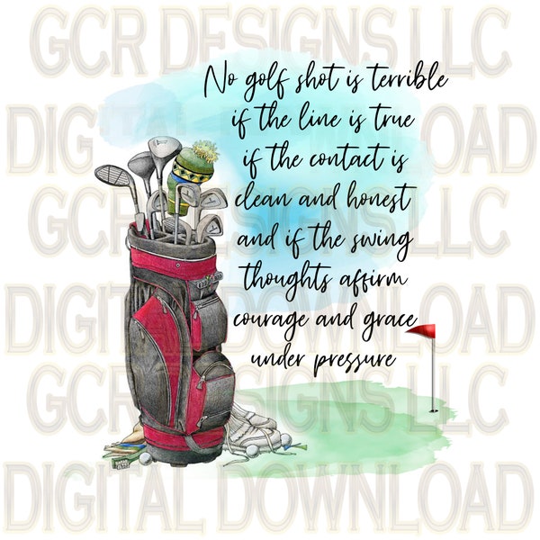 Golf Prayer - Etsy