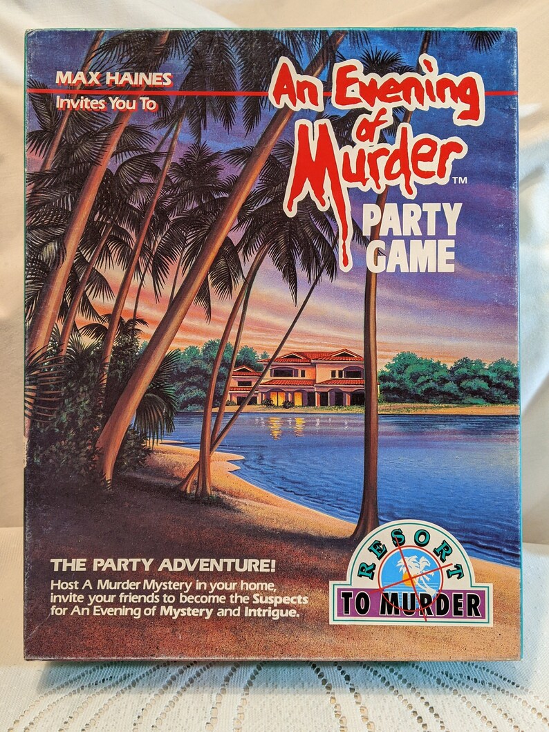 An Evening of Murder Resort to Murder Vintage Murder Mystery Game by ...