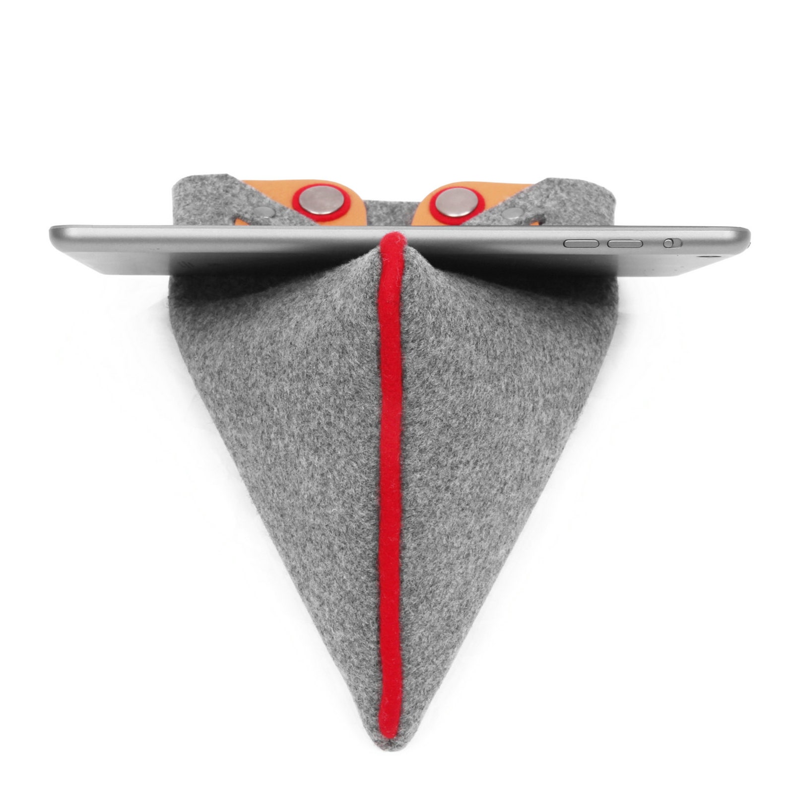 IPad Stand iPad Mini Case Wool Felt Tablet Case Genuine Leather iPad ...