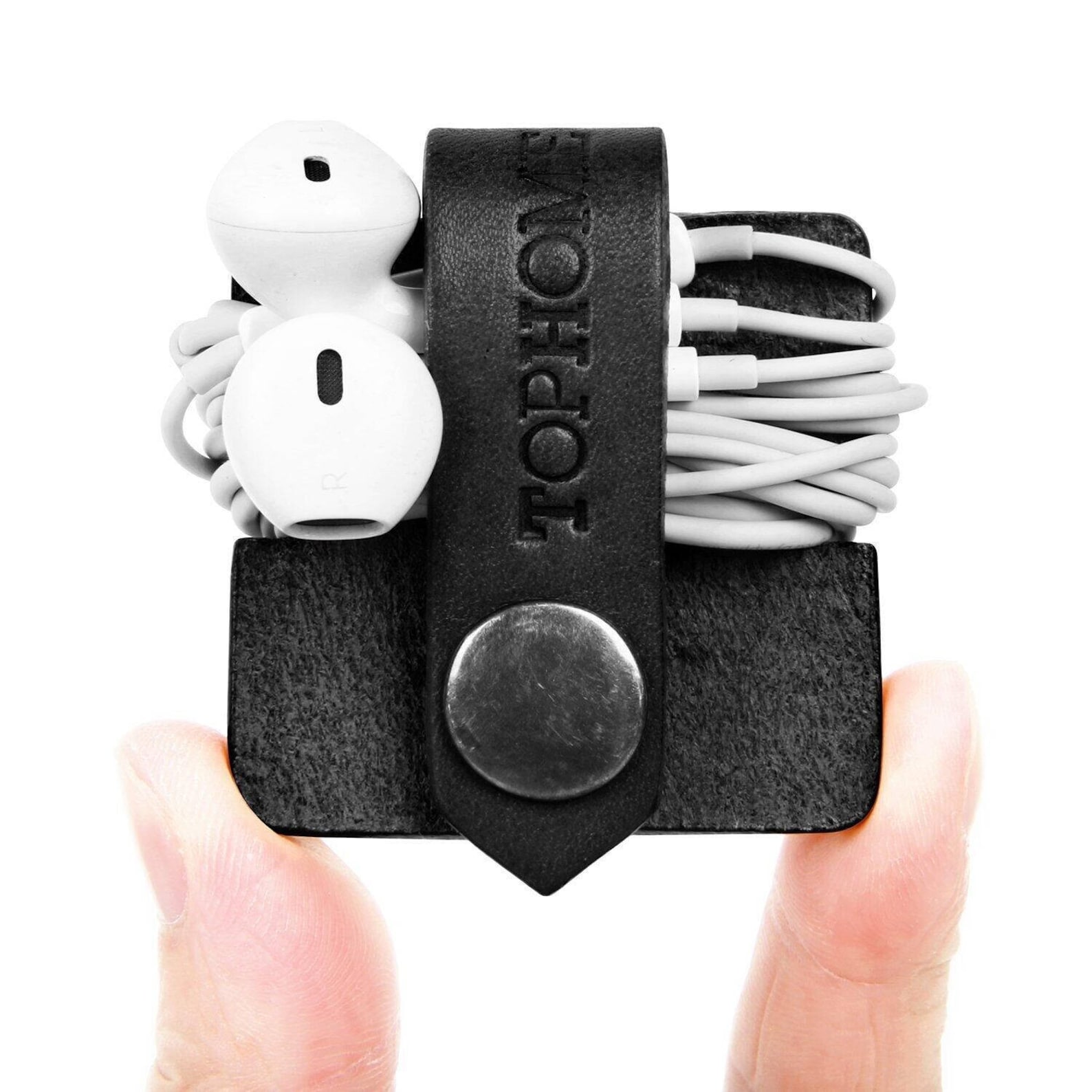 Leather USB Cable Organizer Cable Wrap Earbud Holder Cord | Etsy