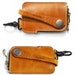Leather Key Holder With Pull Strap Key Chain Key Pouch - Etsy