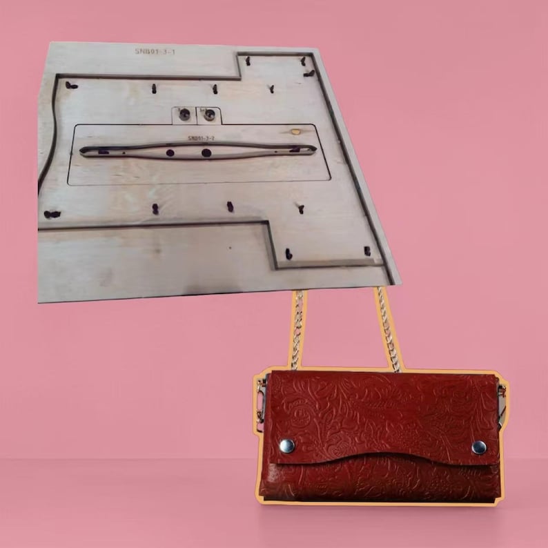 DIY Leather Craft Mold Set - Handbag and Messenger Bag Handmade Mold ...