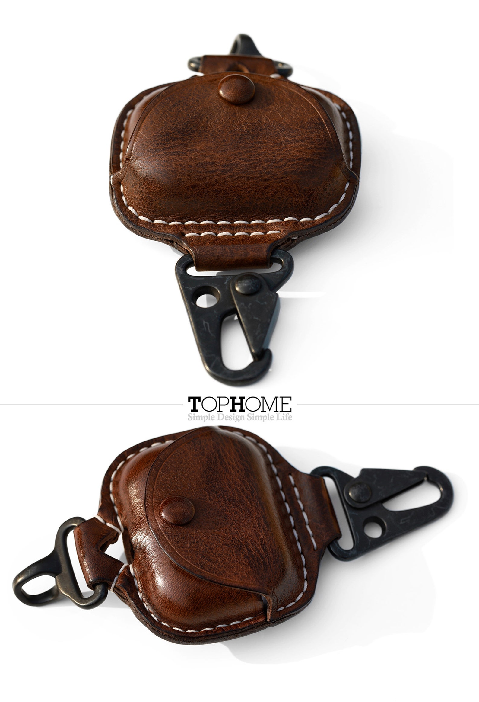 Airpods Pro Leather Case Premium Genuine Leather Cover for | Etsy