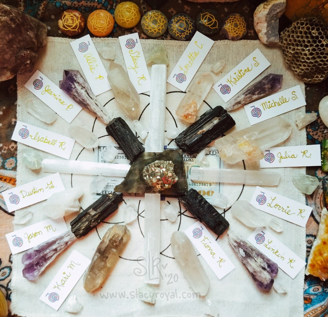 Cards for Your Reiki Box or Crystal Grid Blank Write the Name - Etsy