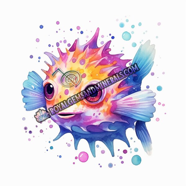 Puffer Fish Artwork - Etsy