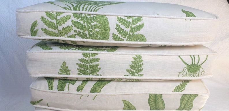 Sanderson Woodland Fern Bench Cushion 1.2m X 40 X 5cm - Etsy