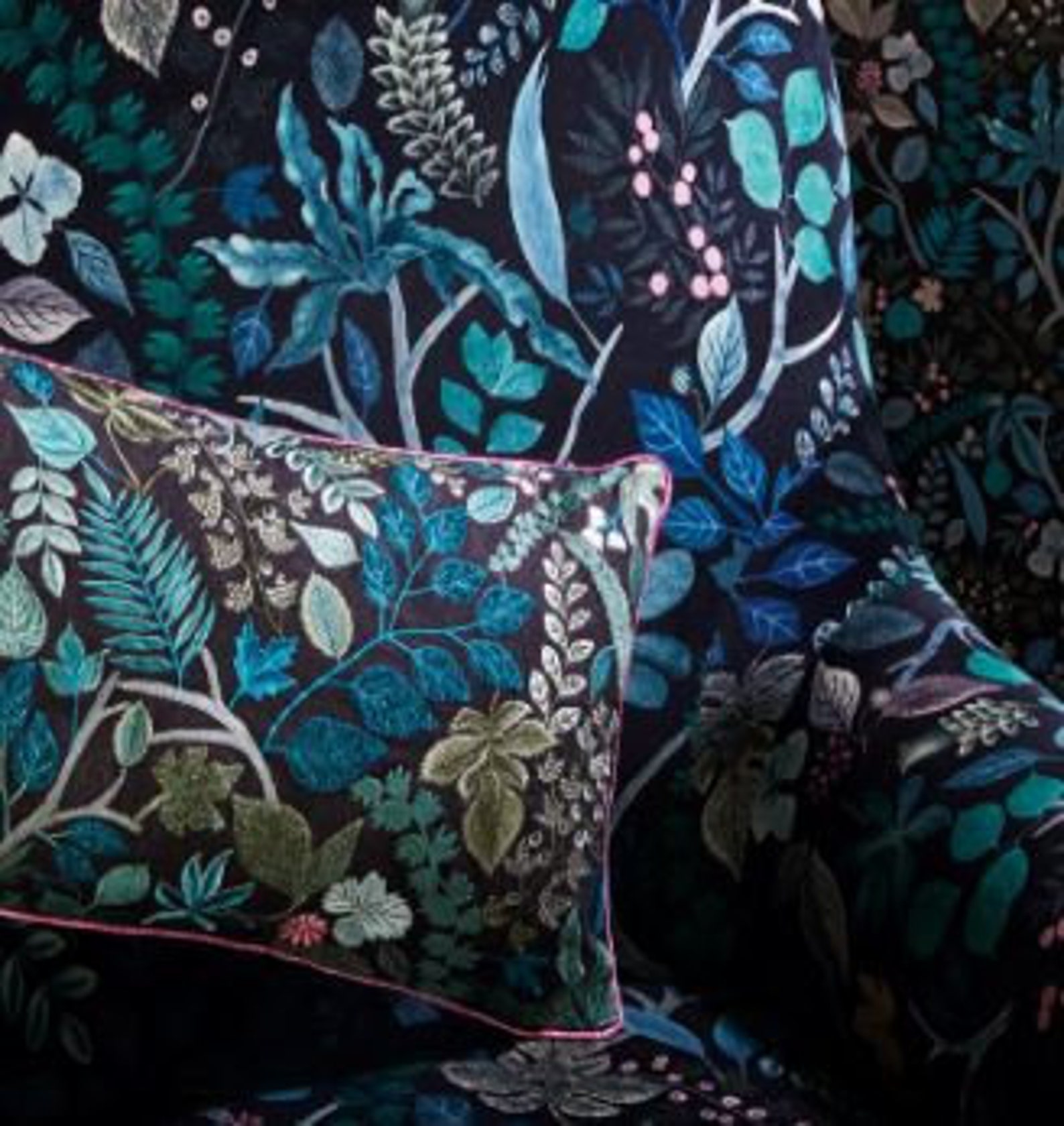 Christian Lacroix Cueillette Velvet 50 X 50cm Cushion Cover - Etsy