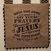 Custom Embroidered Door Sign - Wash Your Hands and Say Your Prayers ...