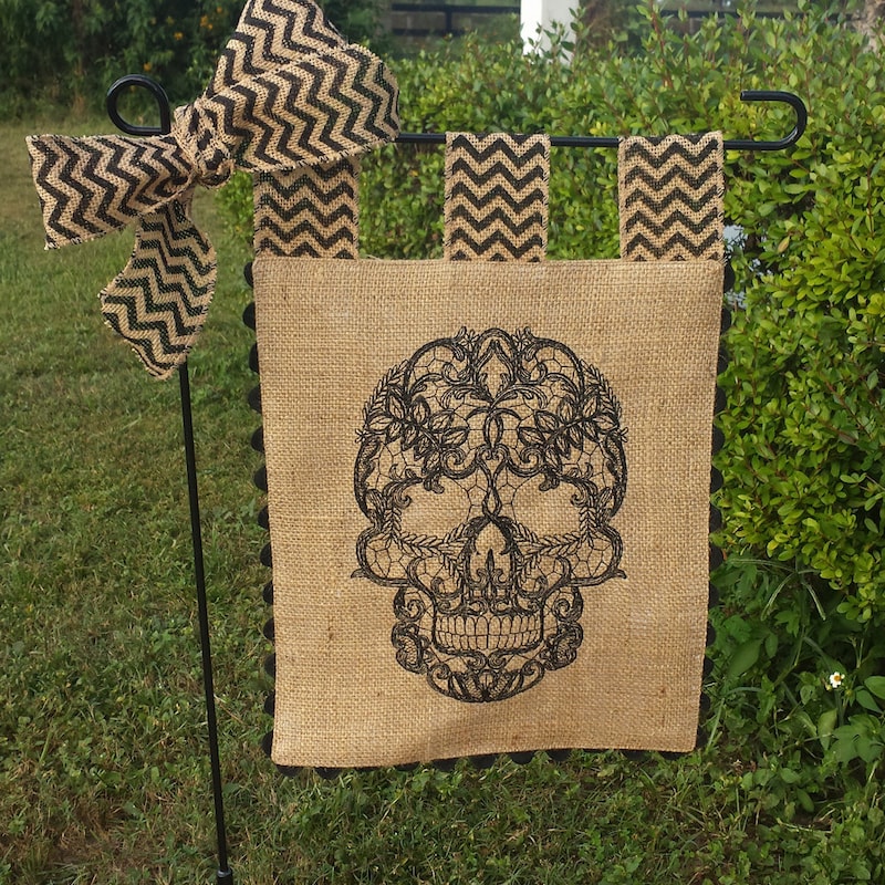 Chevron Burlap Flag - Etsy