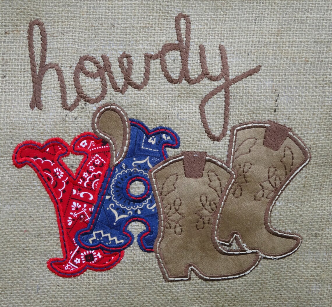 Burlap Garden Flag - Howdy Yall Flag - Matching Chevron Tabs and Bow - Etsy