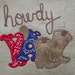 Burlap Garden Flag - Howdy Yall Flag - Matching Chevron Tabs and Bow - Etsy