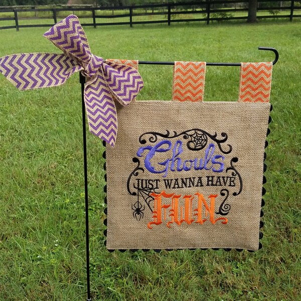 Chevron Burlap Flag - Etsy