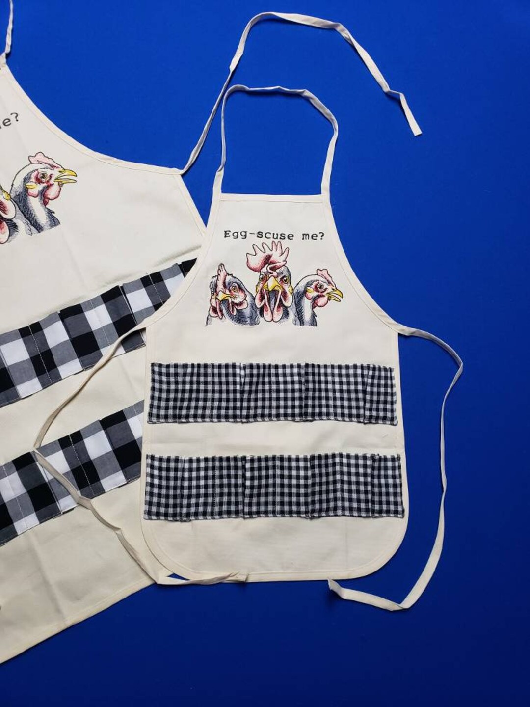 Egg-scuse Me? - Child Size Egg Collecting Apron - Embroidered Canvas ...