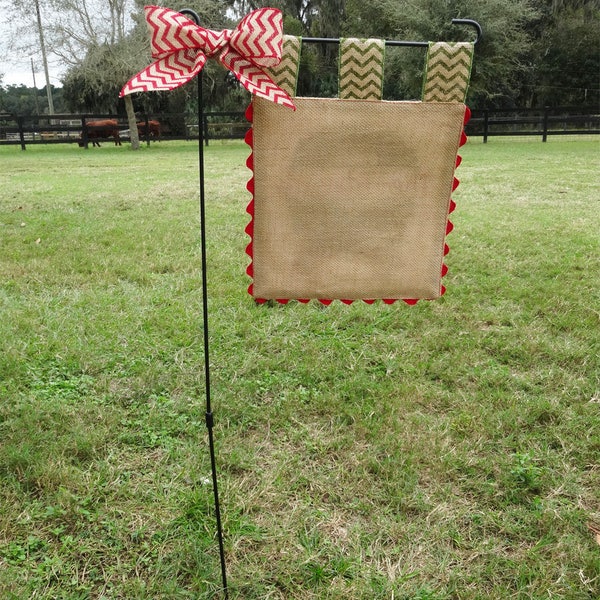 Double Garden Flag Stand - Etsy