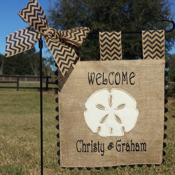 Chevron Burlap Flag - Etsy