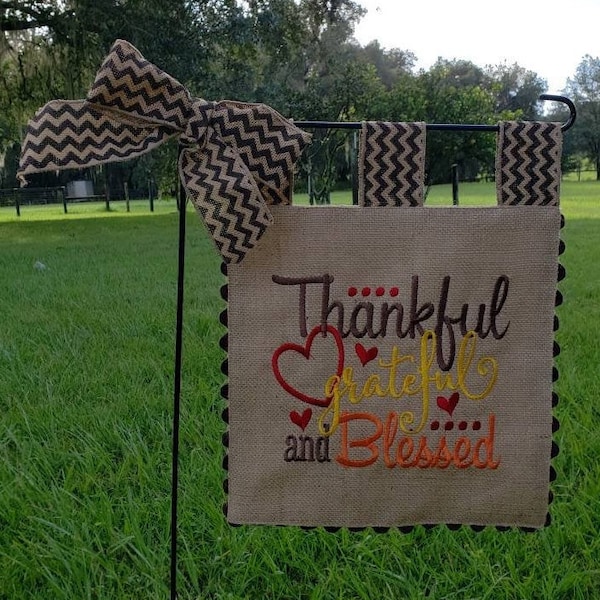 Chevron Burlap Flag - Etsy