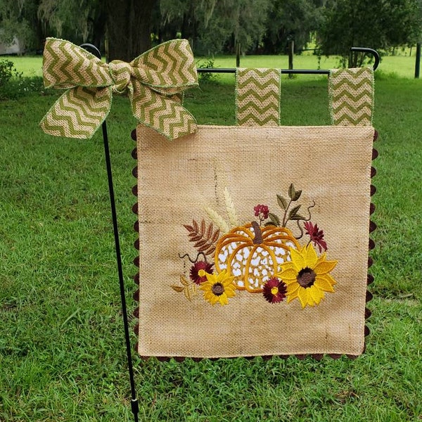 Burlap Garden Flag - Etsy