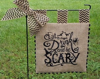 Chevron Burlap Flag - Etsy