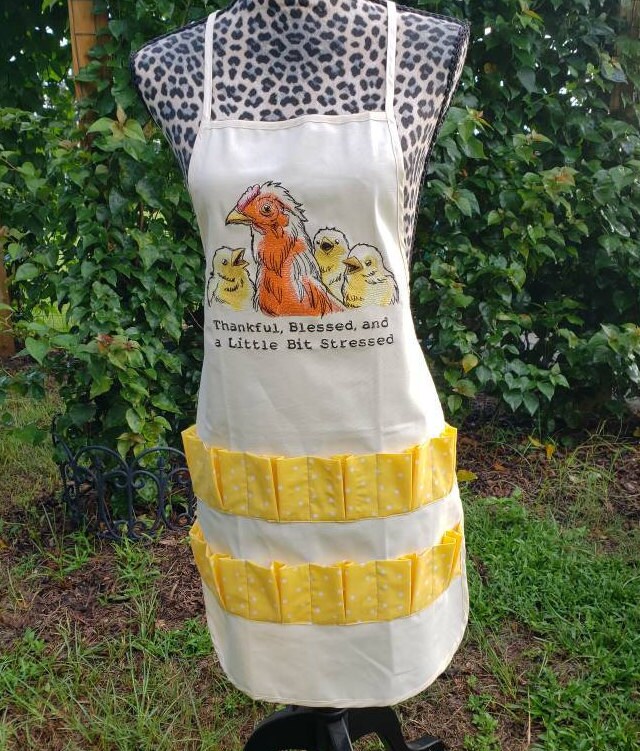 Thankful Blessed and a Little Bit Stressed Egg Collecting | Etsy