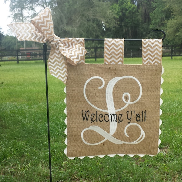 Burlap American Flag - Etsy