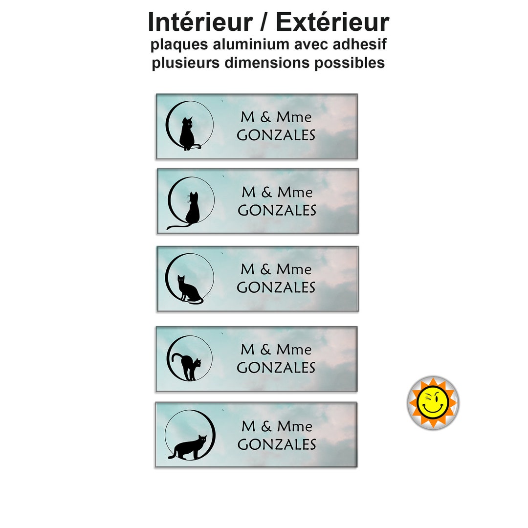 Small Doorbell Plate Intercom Door House Number to Personalize Aluminum ...