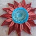 Quilled Paper Flower Wall Art: Coral & Turquoise Set of 3 - Etsy