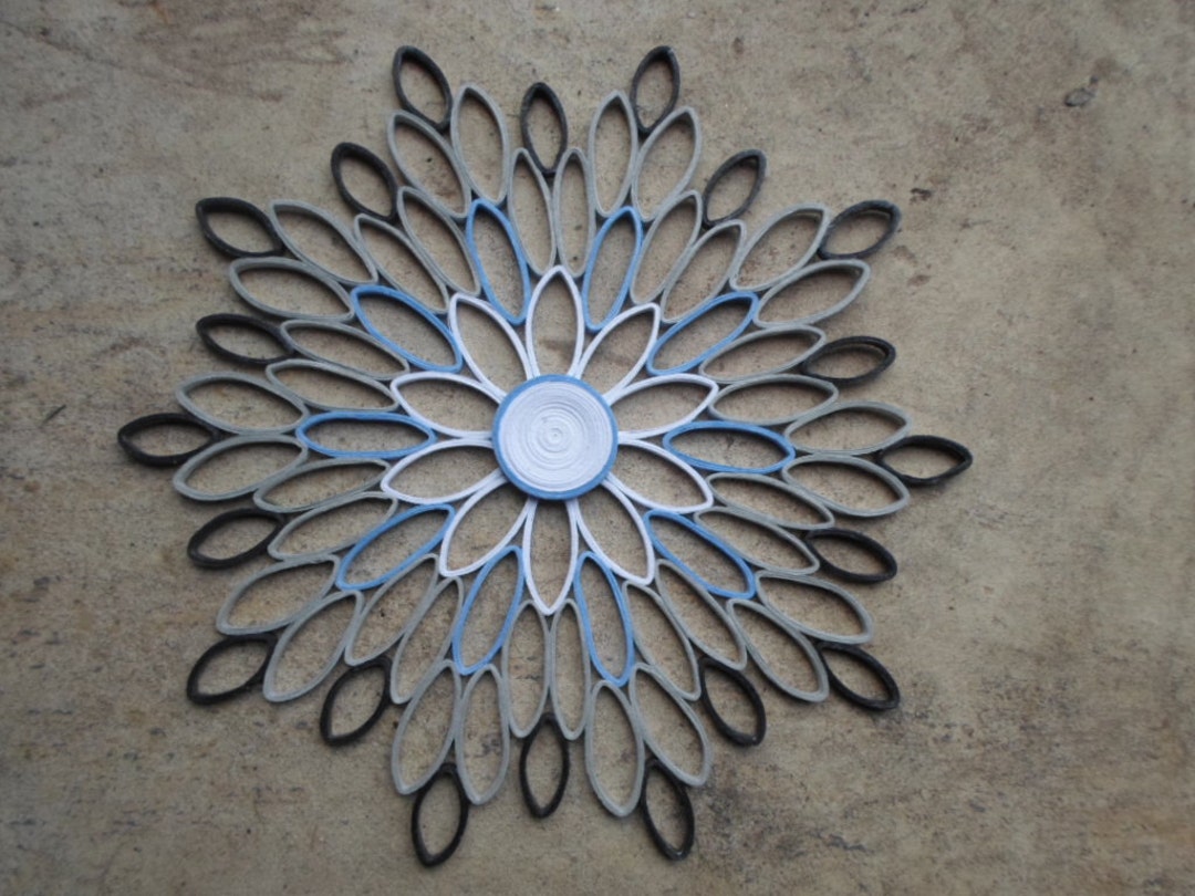 Gray Wall Hanging Peper Flower Home Decor Bedroom Wall Art Living Room ...