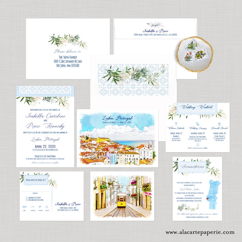European Wedding Invitations - Etsy