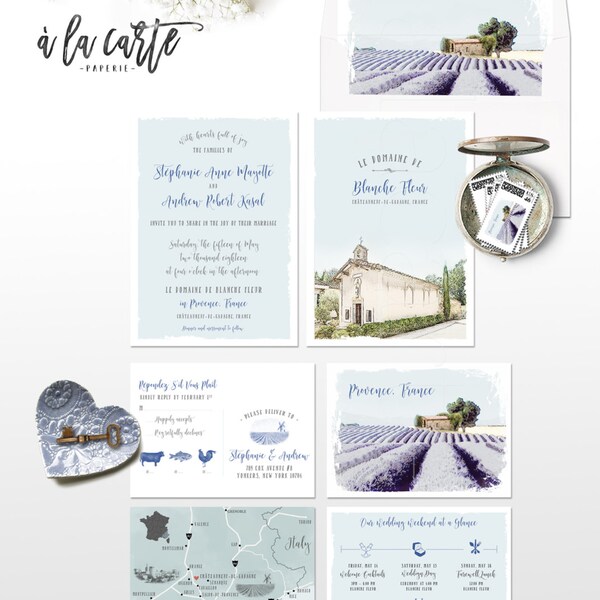 South of France Wedding Invitation - Etsy