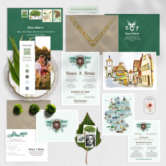 German Wedding Invitation Sample German Wedding Invitations