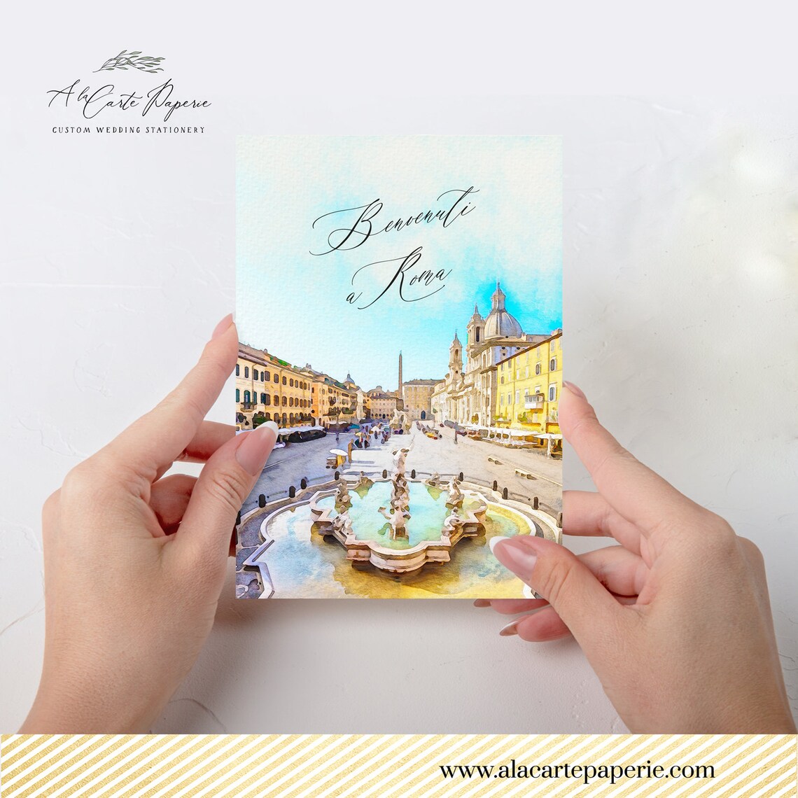 Rome Italy Destination Wedding Invitation Roma Italian - Etsy Ireland