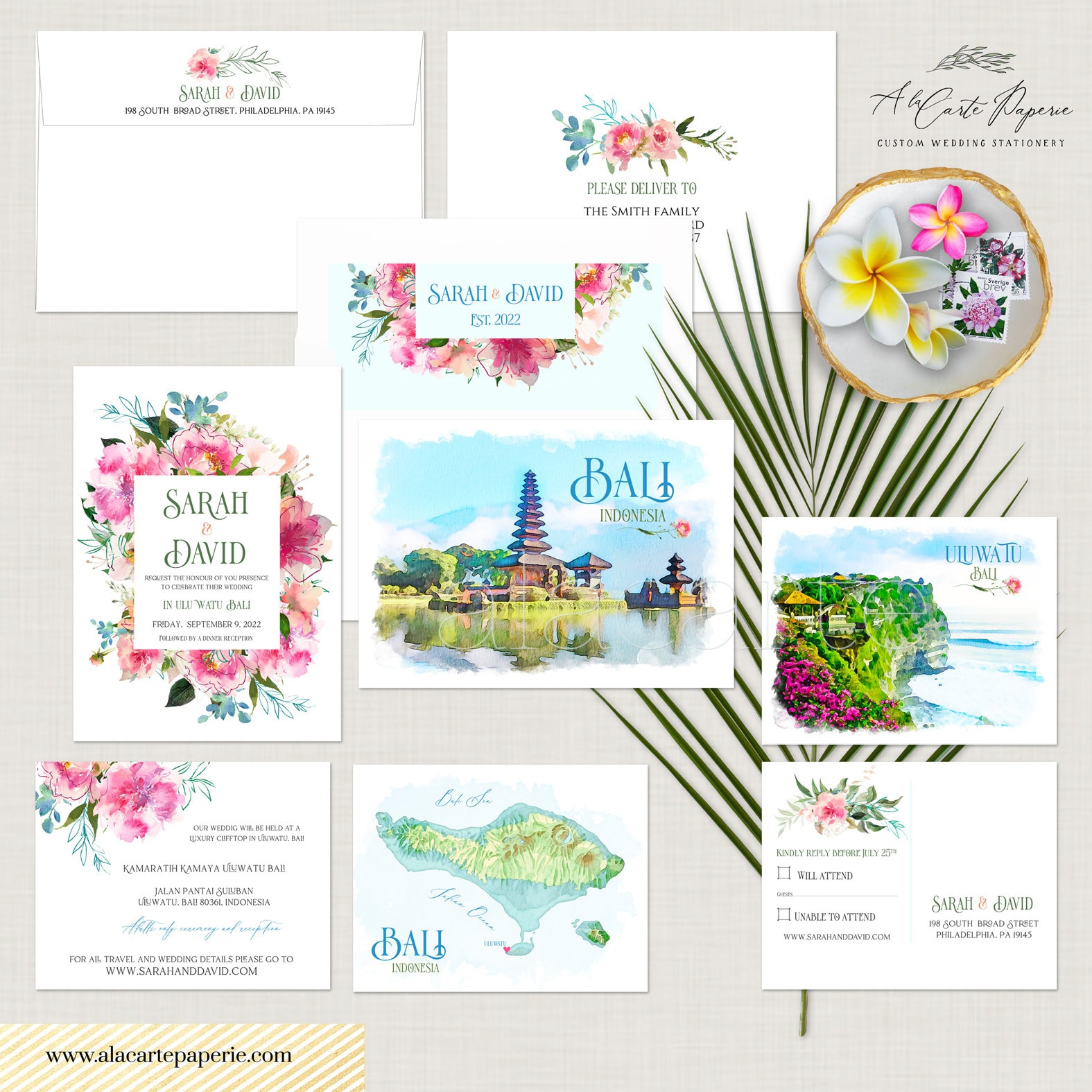 Bali Invites Pinterest