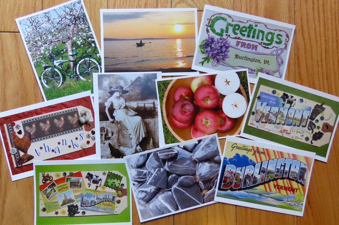 Selection of 10 Vermont Postcards - Etsy