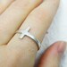 Cross Sterling Silver Ring . Cross Symbol Jewelry. Christianity Ring ...