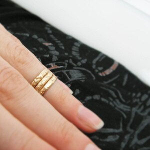 Knuckle Ring. Gold Knuckle Rings. Set of 3 Rings. Dainty Gold Ring ...
