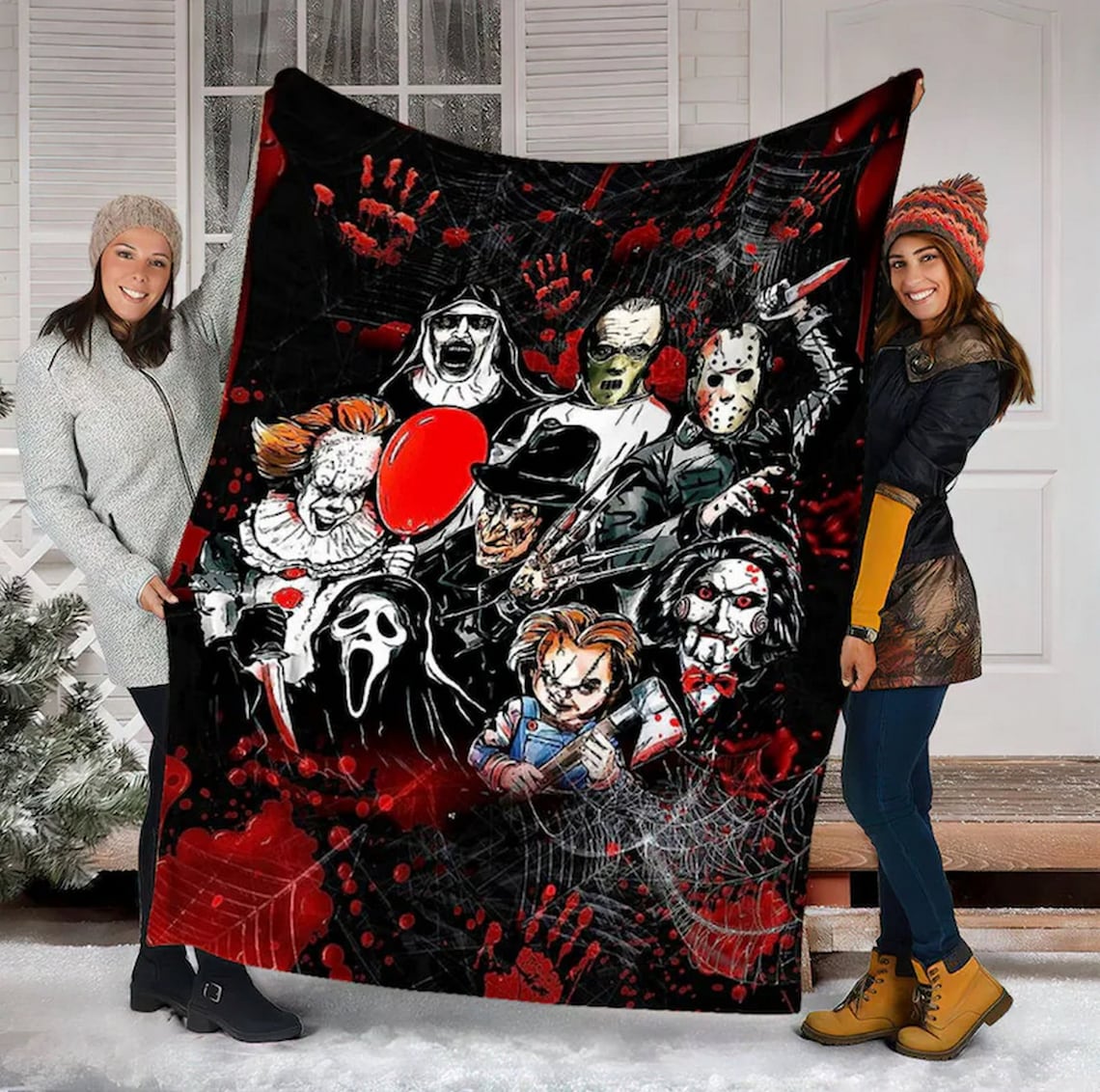 Horror Blanket, Horror Movie Blanket, Michael Myers Blanket, Jason ...