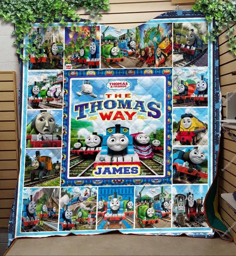 Custom Thomas and Friends Quilt Blanket, Thomas and Friends Bedding Set ...