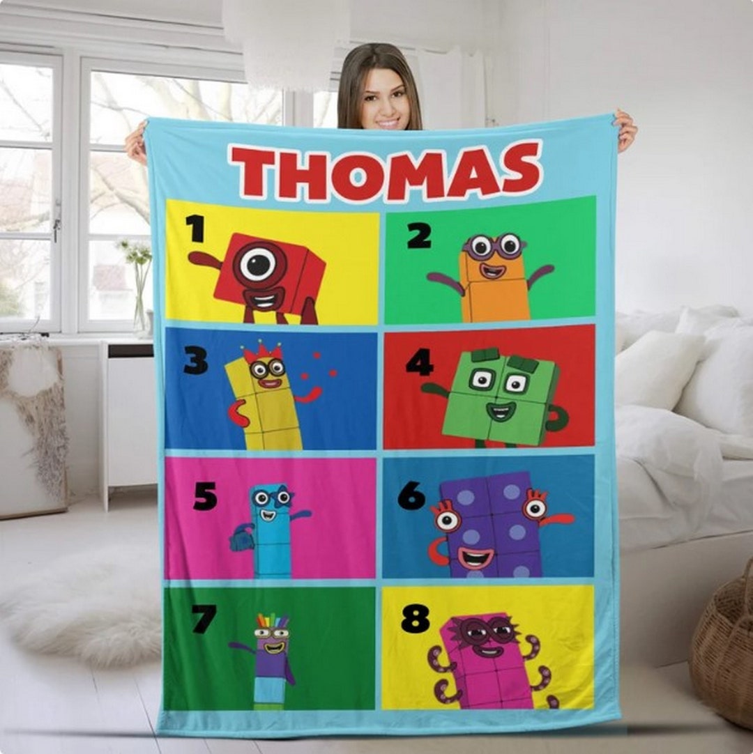 Numberblocks Quilt Decke, Numberblocks Kinderdecke, Numberblocks ...