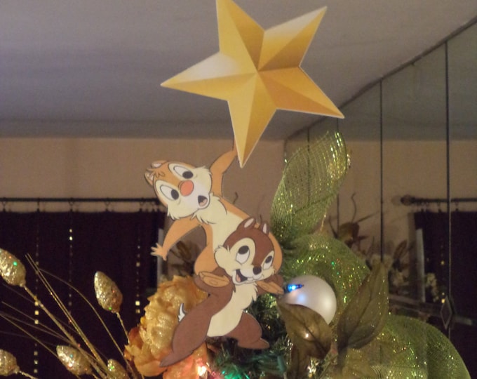 Chip N Dale Balancing Act Ornament / Tree Topper - Etsy