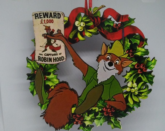 Robin Hood Christmas Wreath Ornament - Etsy
